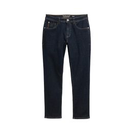 Tom Tailor Herren TTJOSH REGULAR SLIM Jeans mit Stretch, blau, Uni, Gr. 34/32