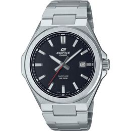Casio Analoguhr 'EDIFICE' Herren Gr&ouml;&szlig;e One Size schwarz / silber