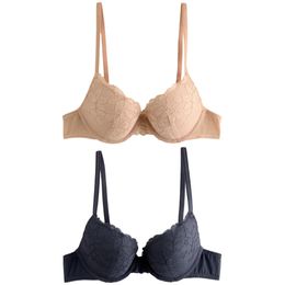 next BH Damen Gr&ouml;&szlig;e 80 beige / navy