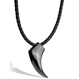 Serasar Necklace 'Wolf' male Black size 50cm