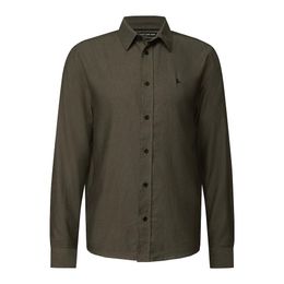 Street One Men Button Up Shirt male Green size XXL/3XL