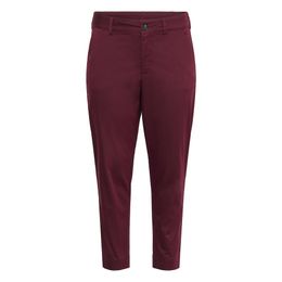 Kaffe CURVE Chinohose 'Leana' Damen Gr&ouml;&szlig;e 48 bordeaux