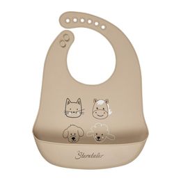 Sterntaler Bib 'BAUERNHOF' kids Brown size Onesize