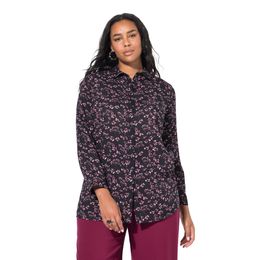 Studio Untold Bluse Damen Gr&ouml;&szlig;e XL/XXL lila / schwarz