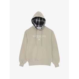 John Richmond Sweatshirt 'Contrast Hood' male Beige size XXL