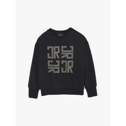 John Richmond Sweatshirt 'Bedazzled Monogram' M&auml;dchen Gr&ouml;&szlig;e 164 schwarz