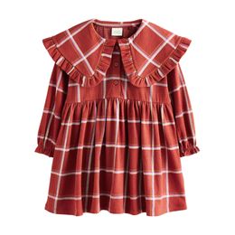 next Kleid M&auml;dchen Gr&ouml;&szlig;e 74 rot / wei&szlig;