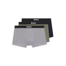 BOSS Boxershorts 'David Beckham' Herren Größe L navy / basaltgrau / schilf / perlweiß