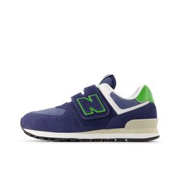 New Balance Sneaker '574' Jungen Gr&ouml;&szlig;e 32 beige / navy / limette
