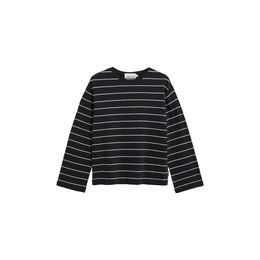 armedangels Longsleeve 'MARYNAA' FINE STRIPE Damen Gr&ouml;&szlig;e XXL schwarz / wei&szlig;