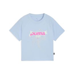 Puma Funktionsshirt 'Shooting Stars' Damen Gr&ouml;&szlig;e S hellblau / mint / pink / silber