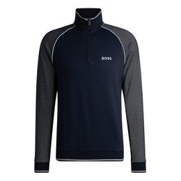 BOSS Sweatshirt Herren Gr&ouml;&szlig;e M hellblau / dunkelblau / grau
