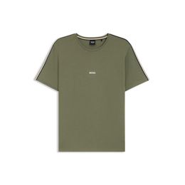 BOSS Schlafshirt Herren Größe XL khaki / schwarz / weiß