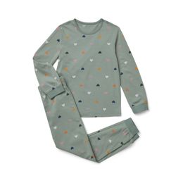 Tchibo - 2 Kinder-Pyjama-Sets - M&auml;dchen - Gr. 134/140 - rosa/print
