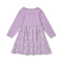 Tchibo - Kinder-Jerseykleid &raquo;Eisk&ouml;nigin&laquo; - M&auml;dchen - Gr. 110/116 - lila/print