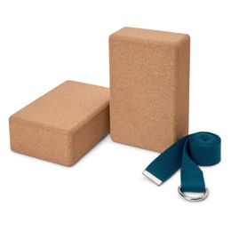 Tchibo - Kork-Yogaset - dunkelblau