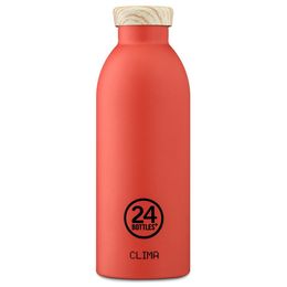 24Bottles Trinkflasche 'Clima 500 ml' Herren Gr&ouml;&szlig;e XS/XL beige / rot / schwarz