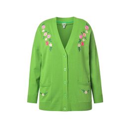 Ulla Popken Knit Cardigan female Green size 42-44