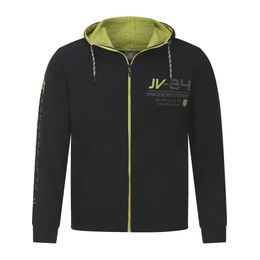 Jan Vanderstorm Sweatjacke 'Sigstad' Herren Gr&ouml;&szlig;e 6XL gr&uuml;n / schwarz