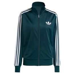 adidas originals Sweatjacke 'Adicolor Classic Firebird' Damen Gr&ouml;&szlig;e XL/XXL dunkelgr&uuml;n / wei&szlig;