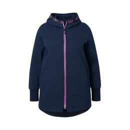 Lauras&oslash;n Zip-Up Hoodie female Blue size 56-58