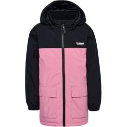 Hummel Sportjacke Jungen Gr&ouml;&szlig;e 110 hellpink / schwarz / wei&szlig;