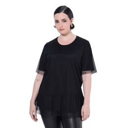 Ulla Popken T-Shirt Damen Gr&ouml;&szlig;e 7XL/8XL schwarz