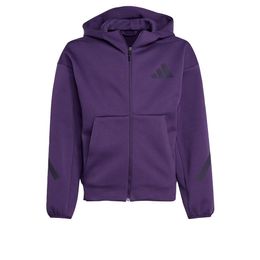 adidas Sportswear Athletic Zip-Up Hoodie 'Z.N.E.' boy Purple size 176