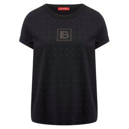 Laura Biagiotti ROMA - Rundhals-Shirt, schwarz, Gr. 40 / M - Baumwolle