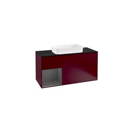 Villeroy & Boch V&B Waschtischunterschrank Finion 120cm, Pl b m, Reg li Anthrac. m, Peo m ; Villeroy & Boch (F292GKHB)