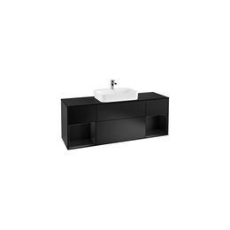 Villeroy & Boch V&B Waschtischunterschrank Wandbeleuchtung Finion 160cm, Pl b m, Reg bla m Lac, bla m Lac ; Villeroy & Boch (G452PDPD)