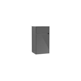 Villeroy & Boch V&B Seitenschrank Collaro 40,4x74,8x34,9cm, Anschl re, glossy grey ; Villeroy & Boch (C03201FP)