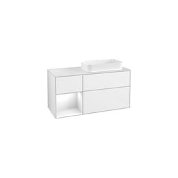 Villeroy & Boch V&B Waschtischunterschrank Wandbeleuchtung Finion 120x60 cm, Rg l glo wh. Lac, glo wh. Lac ; Villeroy & Boch (G681GFGF)