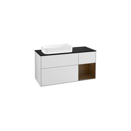 Villeroy & Boch V&B Waschtischunterschrank Wandbeleuchtung Finion 120cm, Pl b m, Reg re wal ven, wh. m Lac ; Villeroy & Boch (G282GNMT)