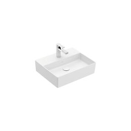 Villeroy & Boch V&B Waschtisch Memento 2.0 50x42cm, Hahnl., o. &Uuml;L, st. white C-plus ; Villeroy & Boch (4A225LRW)