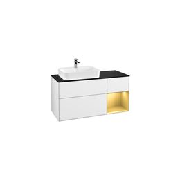 Villeroy & Boch V&B Waschtischunterschrank Finion 120cm, Pl b m, Reg re gol m, glo wh. Lac ; Villeroy & Boch (F402HFGF)