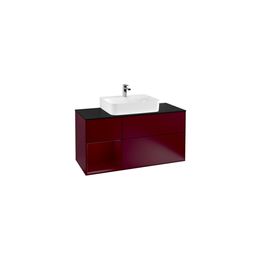 Villeroy & Boch V&B Waschtischunterschrank Finion 120cm, Abd.-Pl. bla m, Reg li Peo, Peo m ; Villeroy & Boch (F162HBHB)
