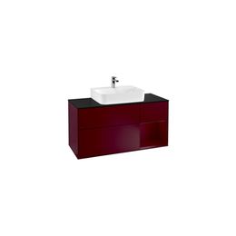 Villeroy & Boch V&B Waschtischunterschrank Finion 120cm, Abd.-Pl. bla m, Reg re Peo, Peo m ; Villeroy & Boch (F172HBHB)
