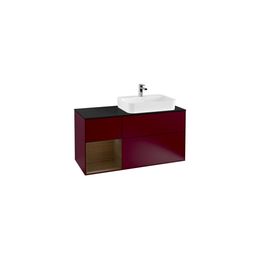 Villeroy & Boch V&B Waschtischunterschrank Finion 120cm, Pl bla m, Reg li wal ven, Peo m ; Villeroy & Boch (F392GNHB)