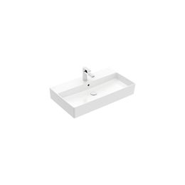 Villeroy & Boch V&B Waschtisch Memento 2.0 80x47cm, Hahnl., m &Uuml;L, wei&szlig; alpin C-plus ; Villeroy & Boch (4A2280R1)