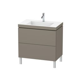 Duravit Waschtischunterschrank c-bonded L-Cube 80x48cm, 1 HL, f G m, 2 Ausz., steh. (LC6937O9090)