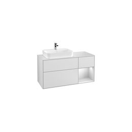 Villeroy & Boch V&B Waschtischunterschrank Finion 120cm, Pl w m, Rg r wh. m Lac, wh. m Lac ; Villeroy & Boch (F401MTMT)