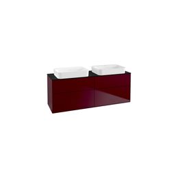 Villeroy & Boch V&B Waschtischunterschrank Wandbeleuchtung Finion 160x60,3x50,1cm, Gl. bla m, Peony Matt ; Villeroy & Boch (G72200HB)