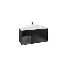 Villeroy & Boch V&B Waschtischunterschrank Finion 120cm, Pl w m, Rg l A m, bla m Lac ; Villeroy & Boch (F411GKPD)