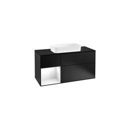 Villeroy & Boch V&B Waschtischunterschrank Finion 120cm, Pl b m, Rg l g wh. Lac, bla m Lac ; Villeroy & Boch (F292GFPD)
