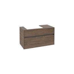 Villeroy & Boch V&B Waschtischunterschrank Collaro 100x54,8x50cm, WT links, arizona oak ; Villeroy & Boch (C01700VH)