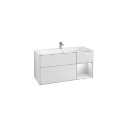 Villeroy & Boch V&B Waschtischunterschrank Finion 119,6x59,1cm, Rg re wh. m Lac, wh. m Lac ; Villeroy & Boch (F070MTMT)