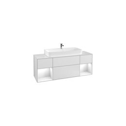 Villeroy & Boch V&B Waschtischunterschrank Finion 160x60,3x50,1cm, Rg g wh. Lac, wh. m Lac ; Villeroy & Boch (F211GFMT)
