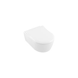 Villeroy & Boch V&B WC-Sitz AVENTO Slimseat we, Quick-R Scharniere, Softclosing ; Villeroy & Boch (9M87S101)