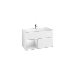 Villeroy & Boch V&B Waschtischunterschrank Wandbeleuchtung Finion 99,6x59,1cm, Rg l wh. m Lac, glo wh. Lac ; Villeroy & Boch (G030MTGF)